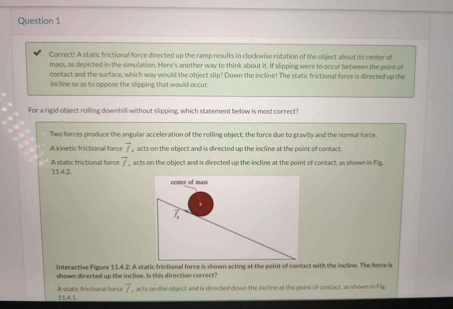 Solved Here we analyze rolling motion with Newton's laws. | Chegg.com