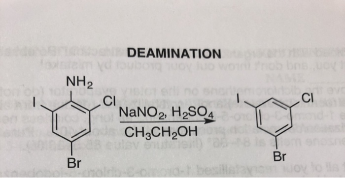 Solved DEAMINATION NH2 NaNO2, H2S04 CH2CH2OH Br Br | Chegg.com