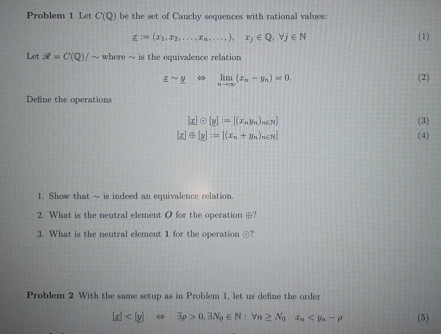 Solved Advanced real analysis questions. Please solve | Chegg.com
