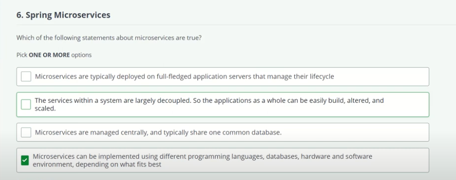 Solved Spring MicroservicesWhich of the following statements | Chegg.com