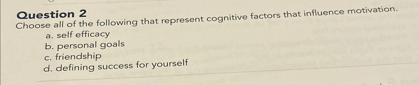 Solved Question 2Choose all of the following that represent | Chegg.com