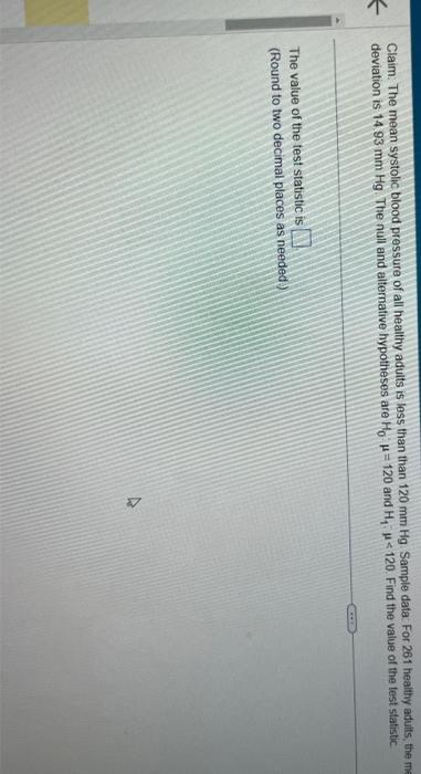 Solved Ine valies af the 1et thathist isClaim: The mean | Chegg.com
