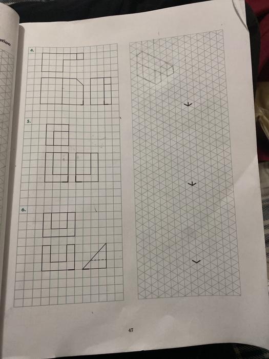 Solved Sketching Sketch isometric drawings of problems 1 to | Chegg.com