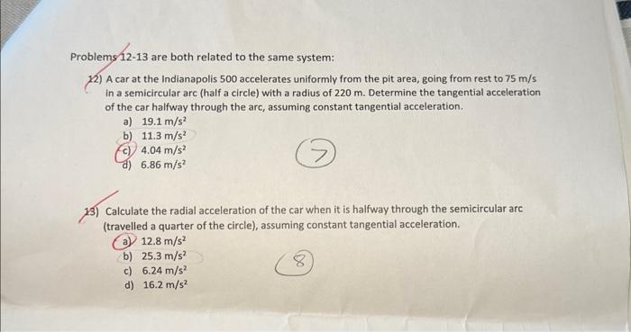 Solved roblems 12−13 are both related to the same system: | Chegg.com Solved roblems 12−13 are both related to the same system: | Chegg.com