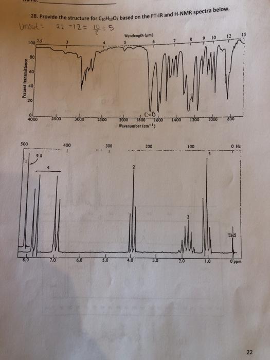 Solved 28. Provide the structure for CH20, based on the | Chegg.com