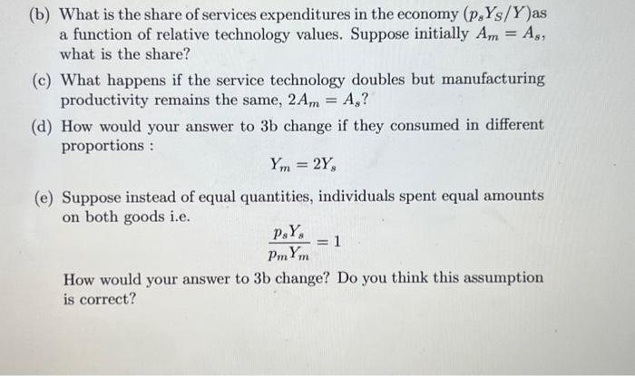 Solved 3. Consider two consumption products, manufacturing | Chegg.com