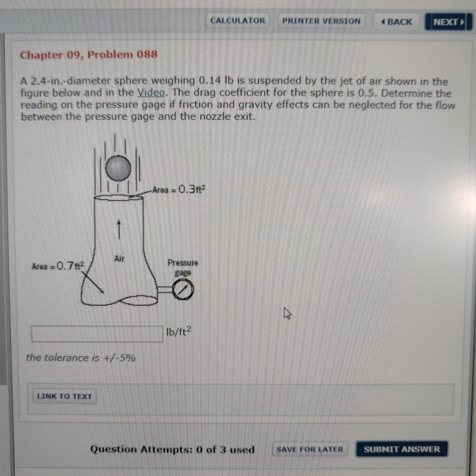 Solved CALCULATOR PRINTER VERSION BACK NEXT Chapter 09, | Chegg.com