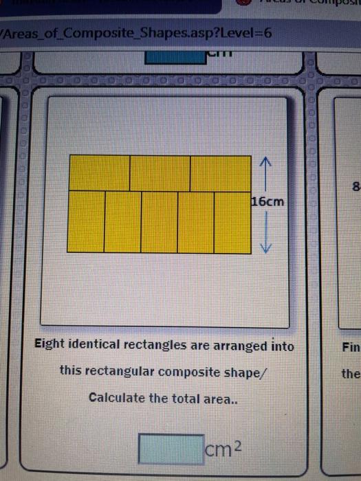 Solved Areas_of_Composite_Shapes.asp?Level=6 WIT 8 16cm | Chegg.com
