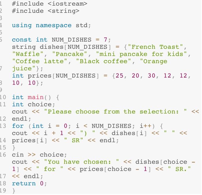 Solved I want to add in extra array so the user can add or | Chegg.com Solved I want to add in extra array so the user can add or | Chegg.com