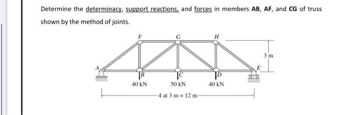 Solved Determine the determinacy, support reactions, and | Chegg.com