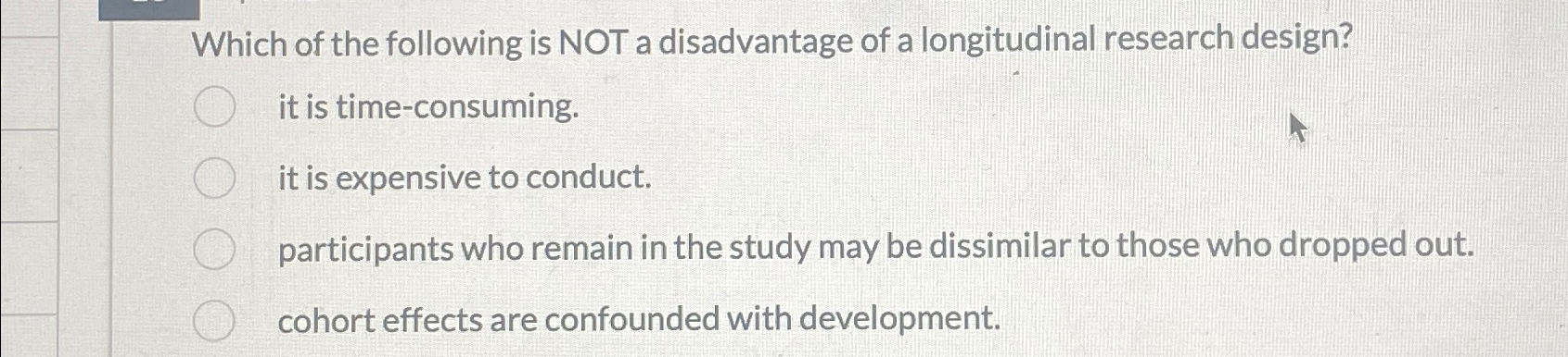 Solved Which of the following is NOT a disadvantage of a | Chegg.com
