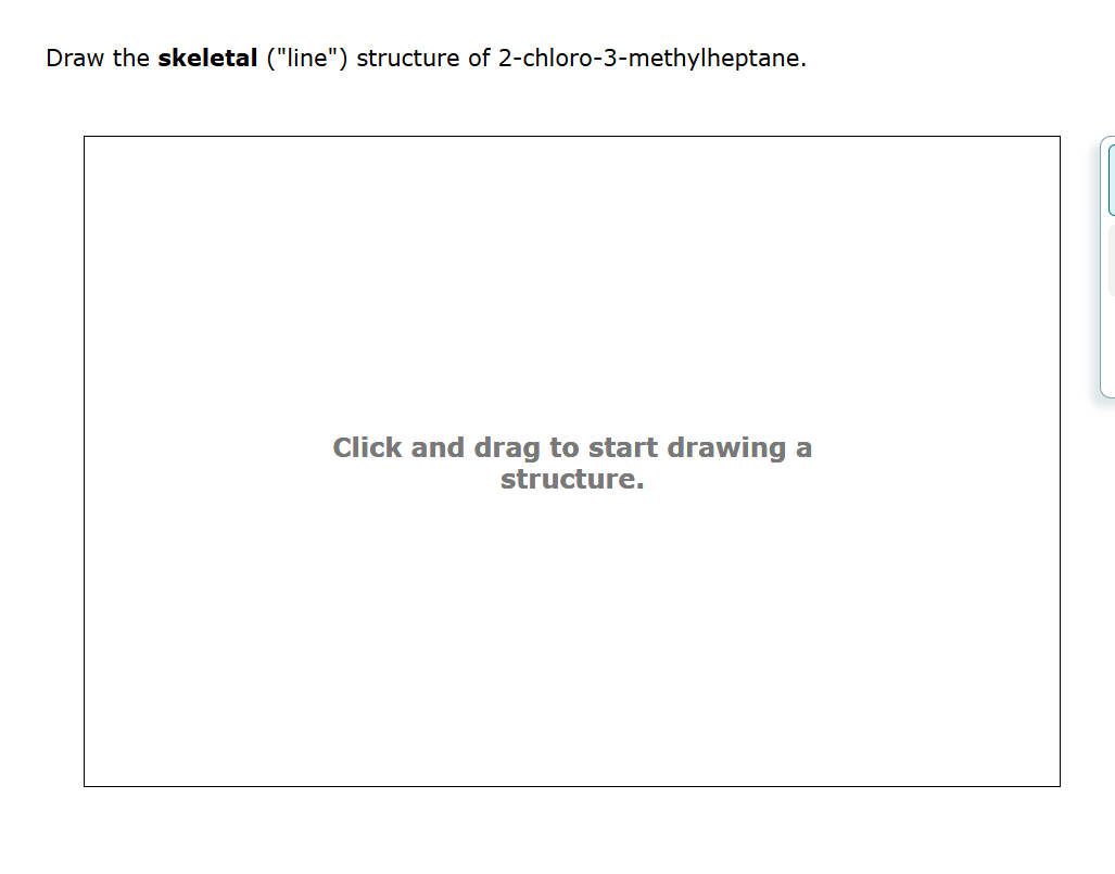Solved Draw the skeletal ("line") ﻿structure of | Chegg.com