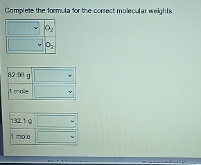 Complete the formula for the correct molecular | Chegg.com
