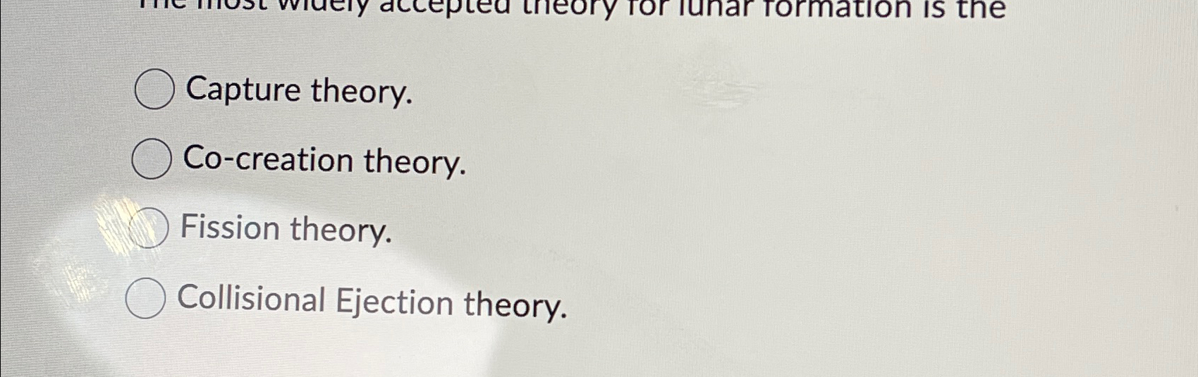 Solved Capture theory.Co-creation theory.Fission | Chegg.com