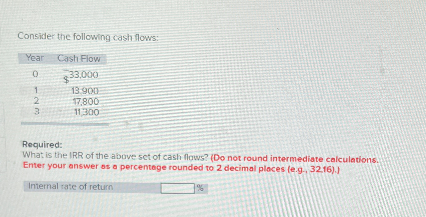 Solved Consider the following cash flows:\table[[Year,Cash | Chegg.com Solved Consider the following cash flows:\table[[Year,Cash | Chegg.com