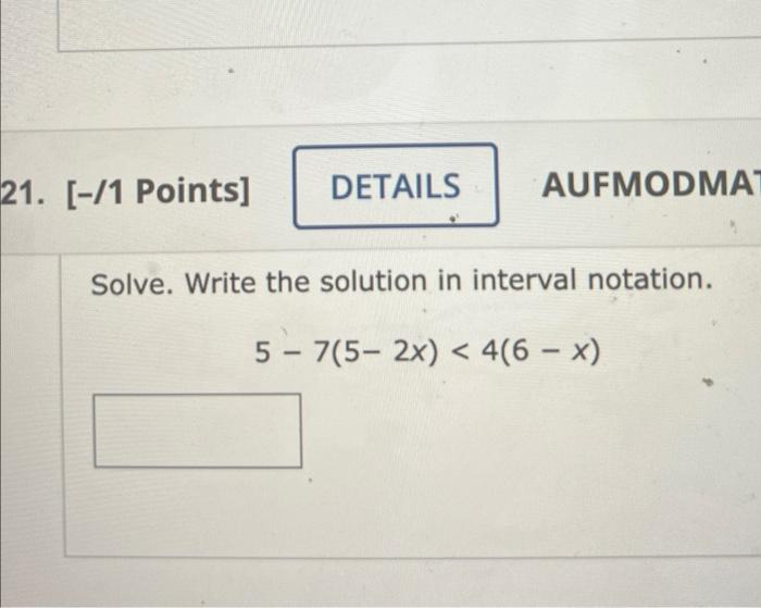 Solved Solve. Write the solution set in set-builder | Chegg.com
