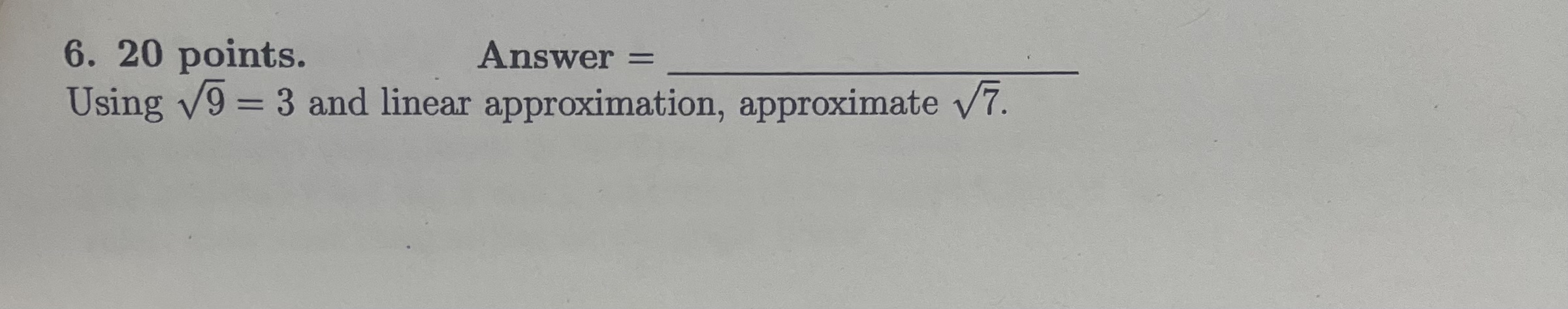 Solved 20 ﻿points.Answer =Using 92=3 ﻿and linear | Chegg.com