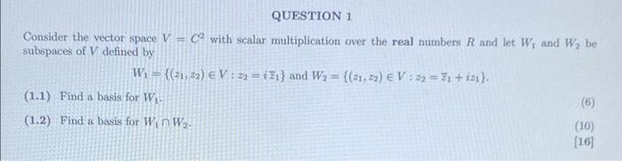 Solved Consider the vector space V=C2 with scalar | Chegg.com