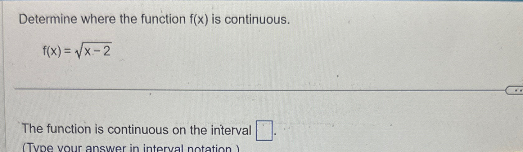 Solved Determine where the function f(x) ﻿is | Chegg.com