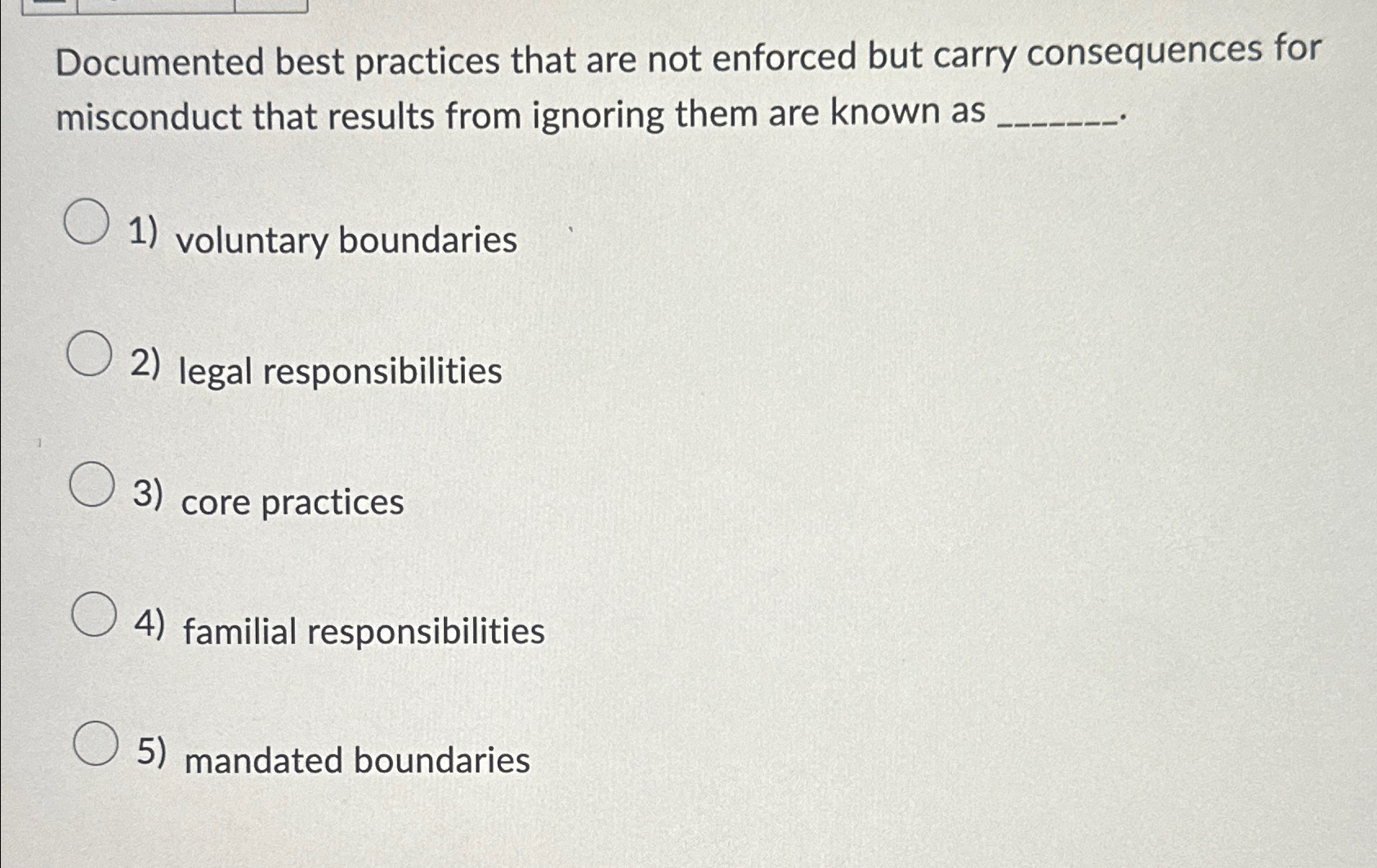 Solved Documented best practices that are not enforced but | Chegg.com