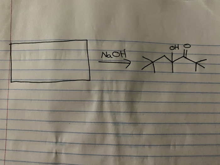 Solved for this aldol rxn, what would be the starting | Chegg.com