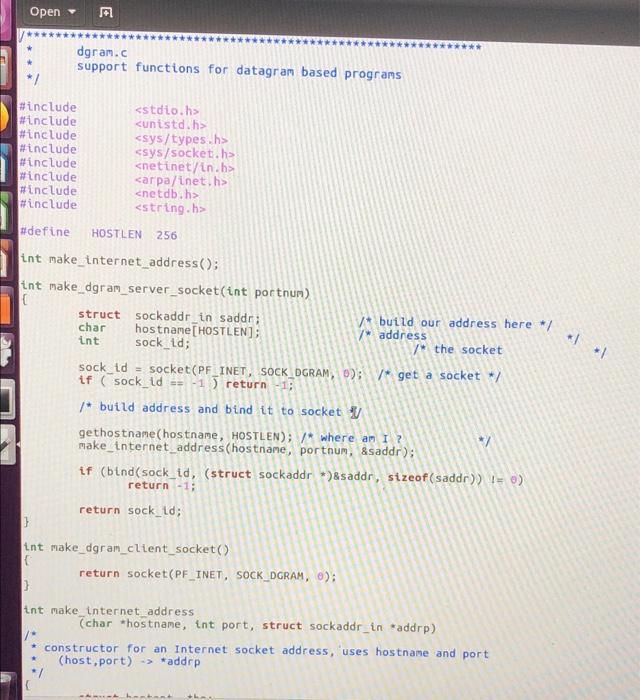 Solved identify and explain the purpose and parameter of TWO | Chegg.com