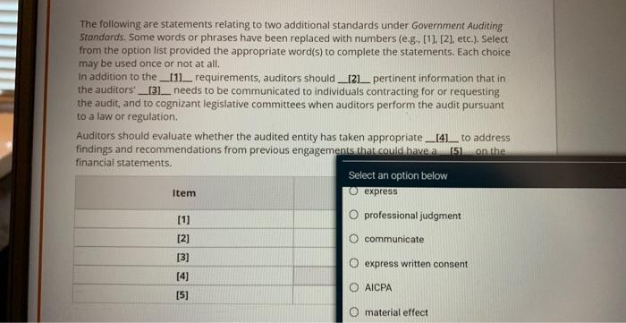 The following are statements relating to two | Chegg.com