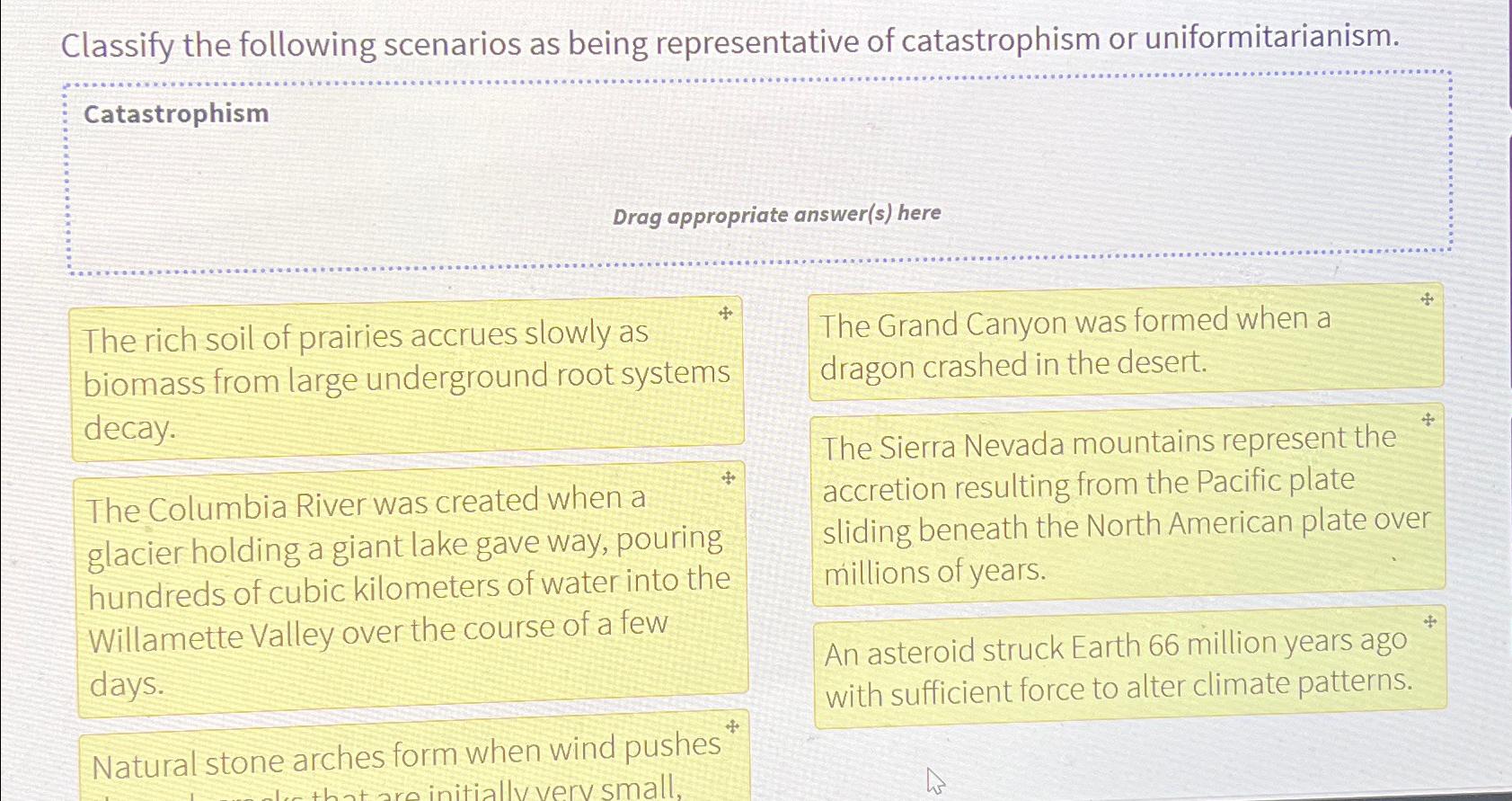 Solved Classify the following scenarios as being | Chegg.com