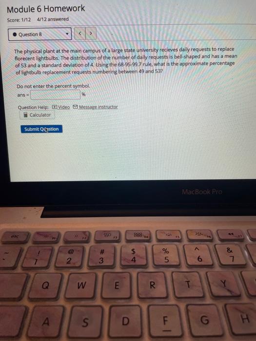 Solved Module 6 Homework Score: 1/12 4/12 answered Question | Chegg.com