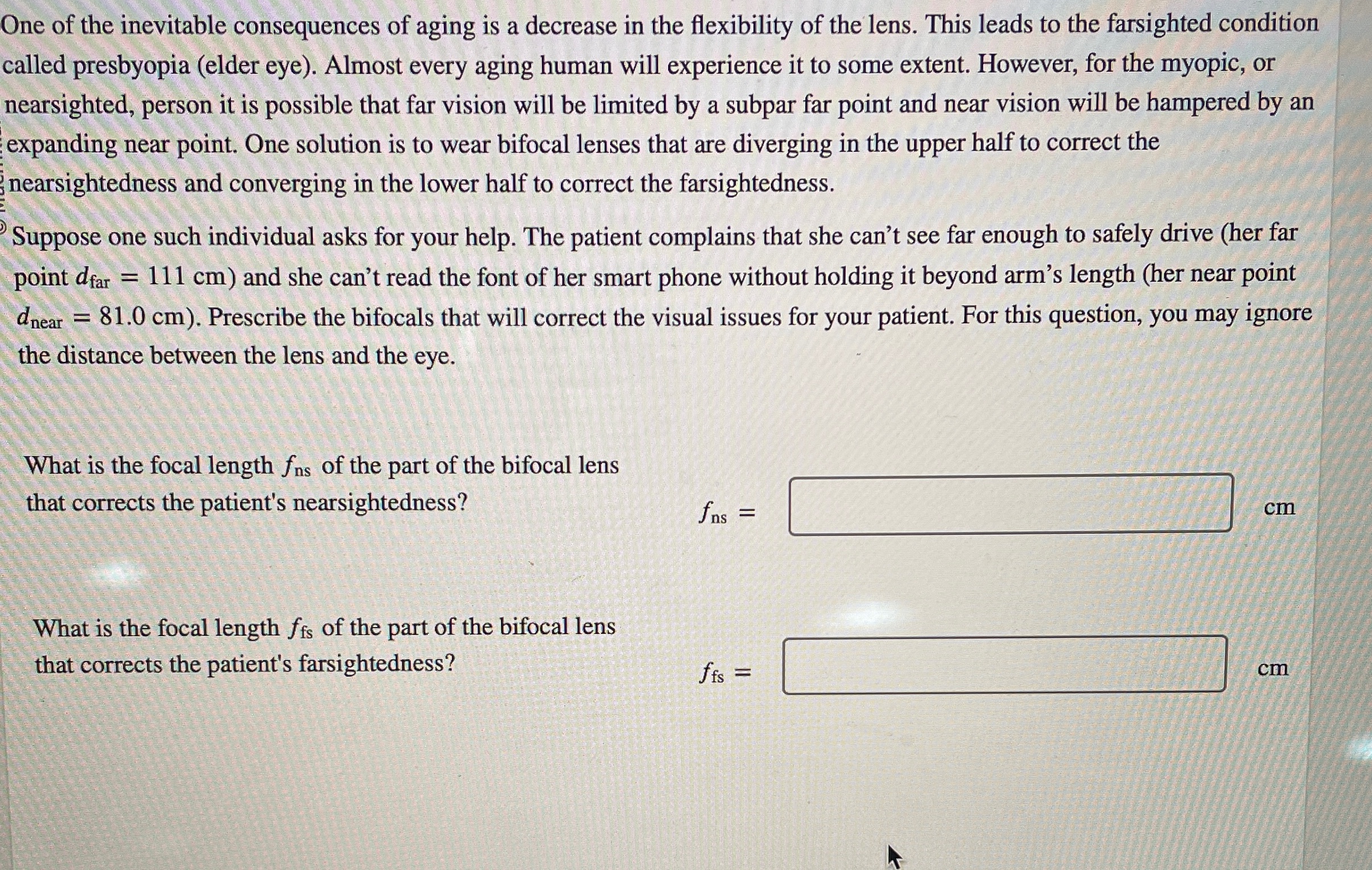 Solved One of the inevitable consequences of aging is a | Chegg.com