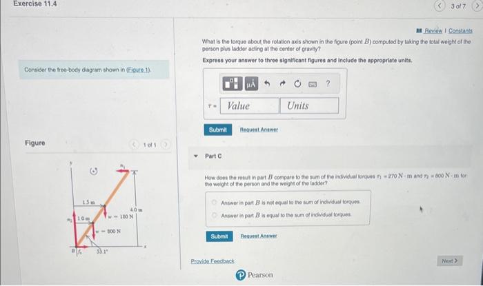 Solved What is the horizontal distance of the center of | Chegg.com