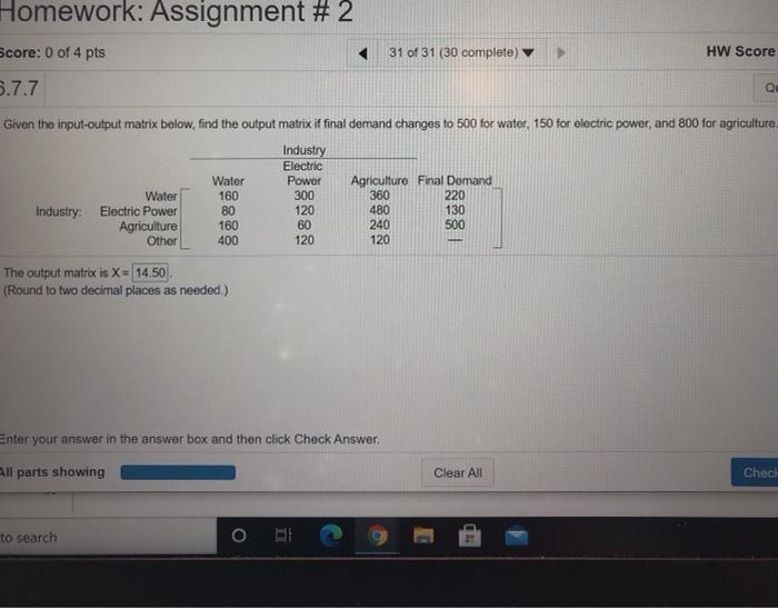 Solved Homework: Assignment #2 Score: 0 of 4 pts 31 of 31 | Chegg.com