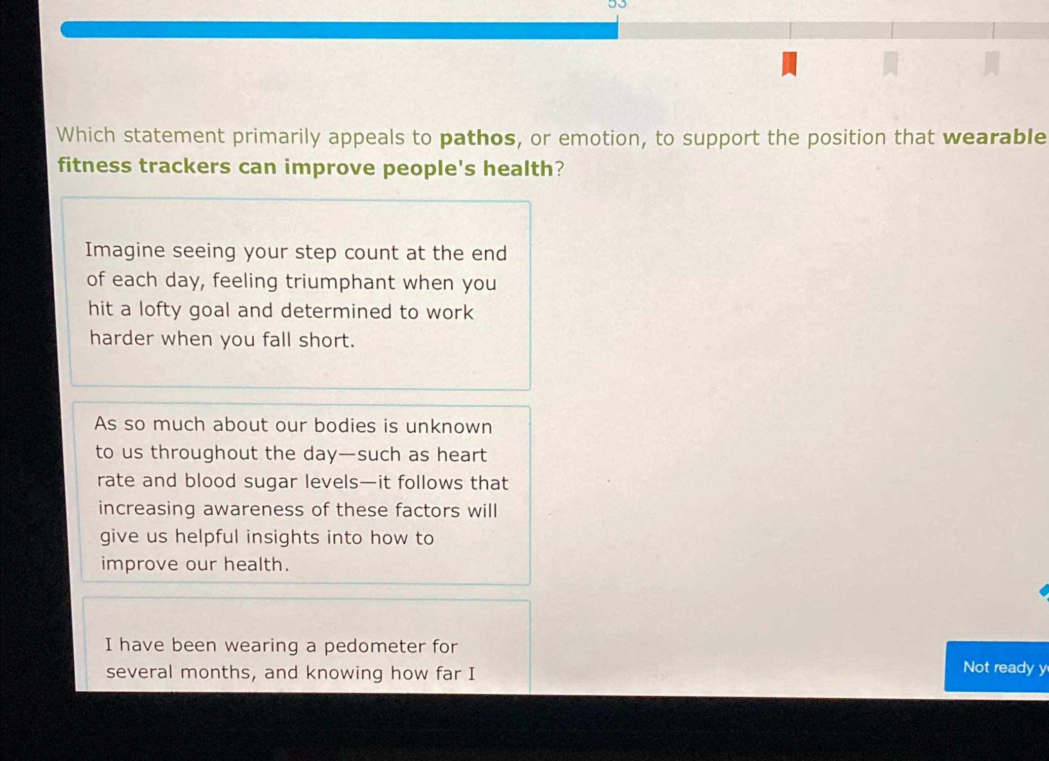 Solved Which statement primarily appeals to pathos, or | Chegg.com