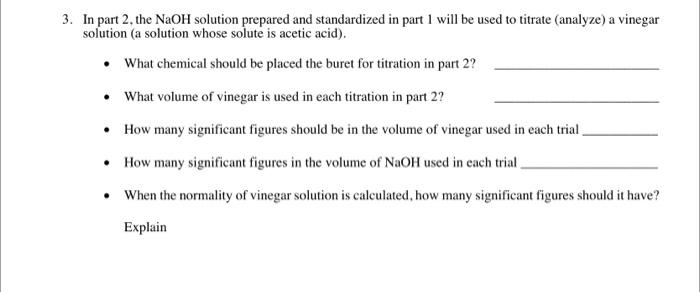 Solved the density of the vinegar sample you have been | Chegg.com