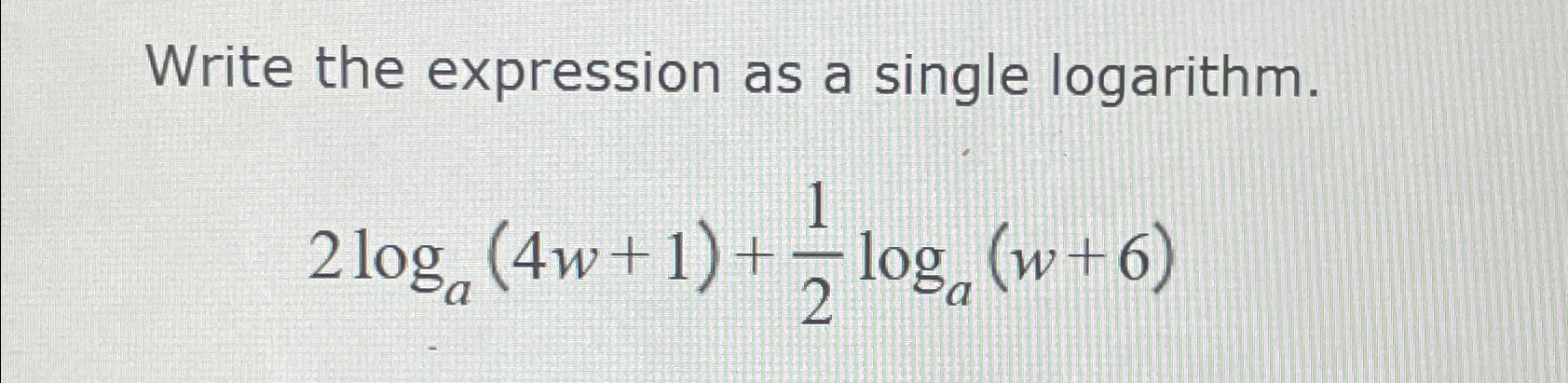 Solved Write the expression as a single | Chegg.com