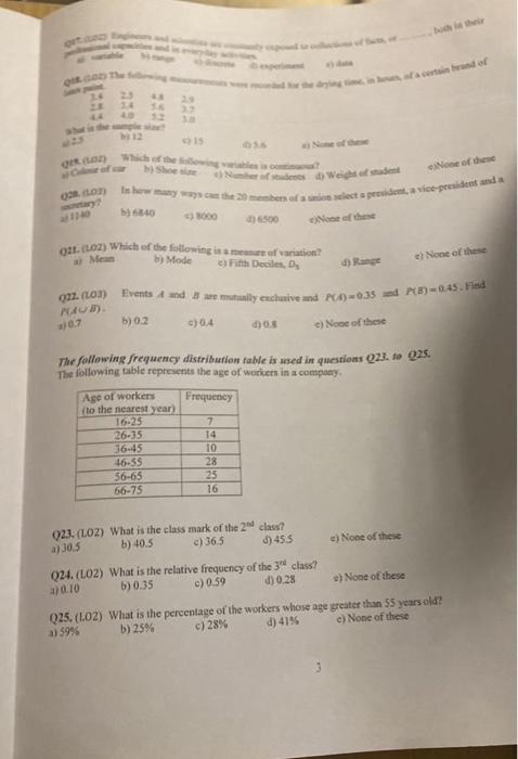 Solved b) 6840 c) 2000 a) csco whone af these Q:1. (WO) | Chegg.com