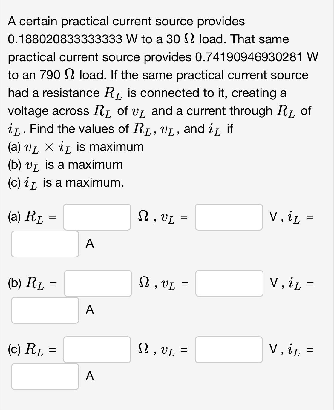 Solved A certain practical current source provides | Chegg.com
