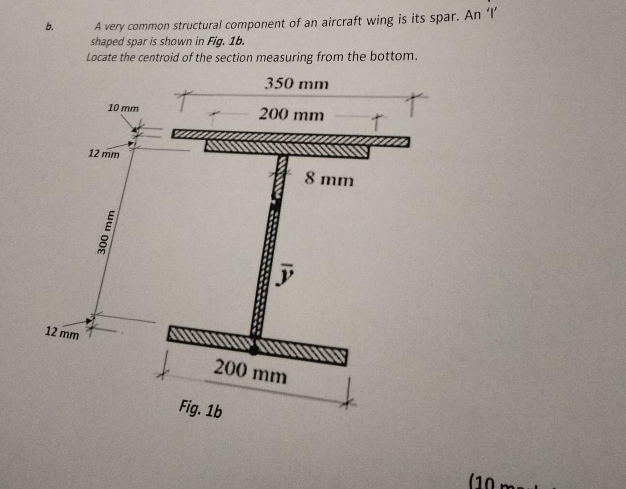 Solved b. ﻿A very common structural component of an aircraft | Chegg.com