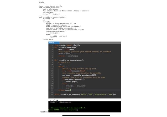 Solved Can some expert check if this algorithm is right in | Chegg.com
