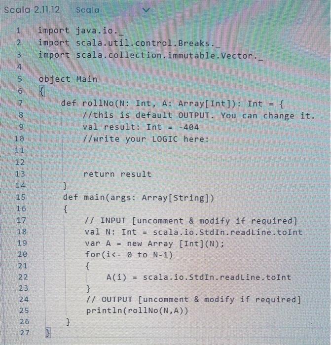 Solved Array Operations: Roll Numbers Whilelearning Big | Chegg.com