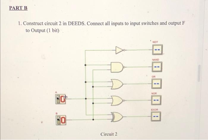 Solved please construct the proper and correct circuit in | Chegg.com