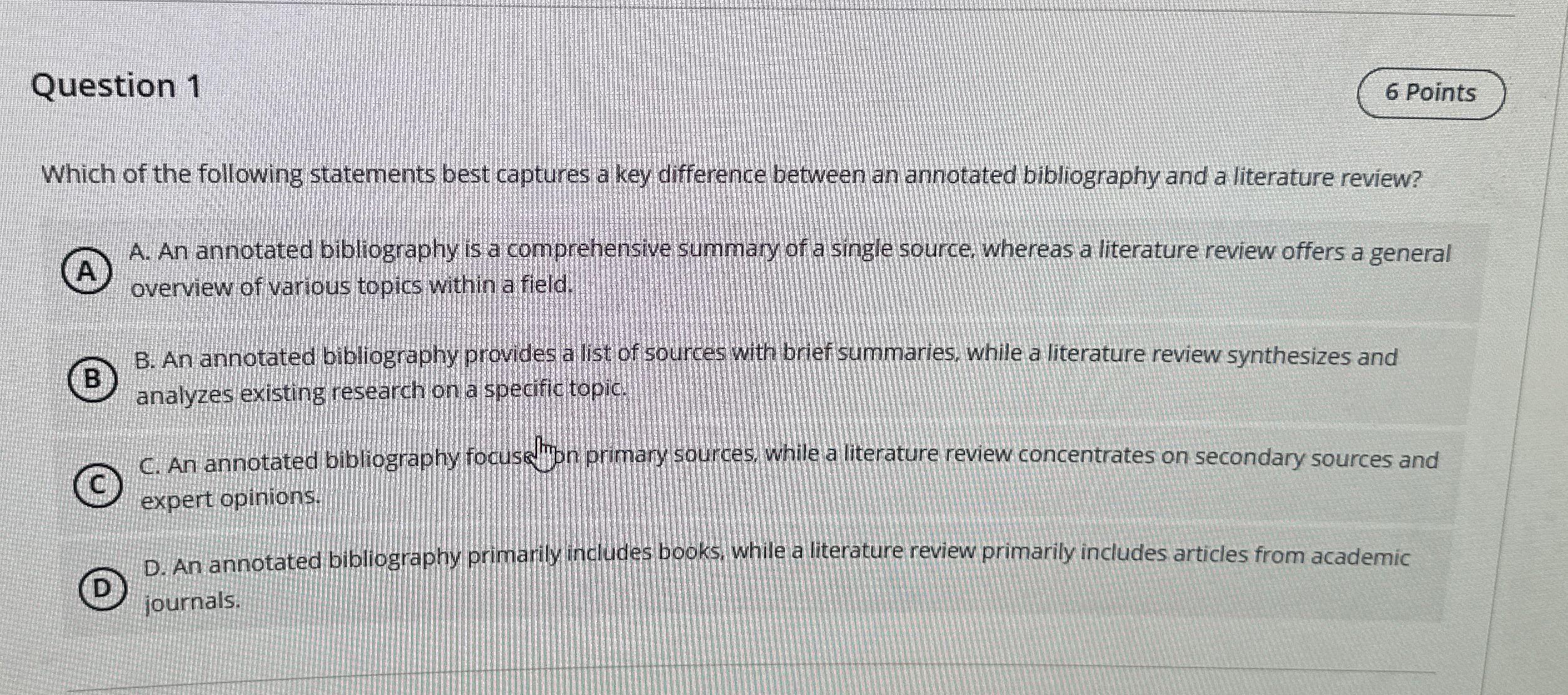 Solved Question 16 ﻿PointsWhich of the following statements | Chegg.com