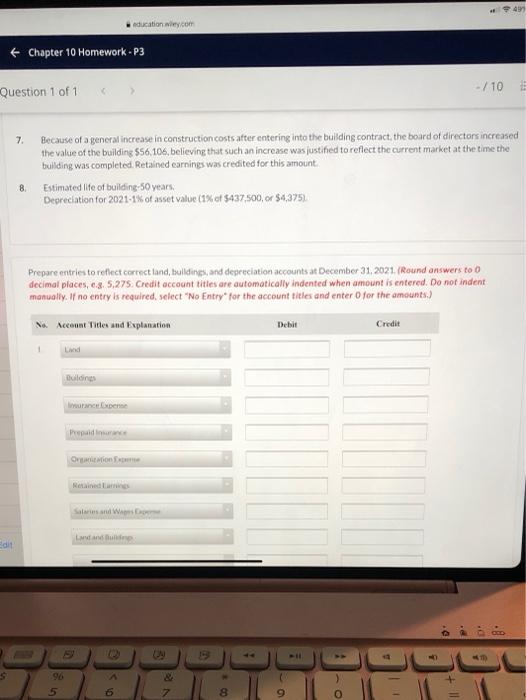 Solved Chapter 10 Homework P3 10 Question 1 Of 1 Sage 9262