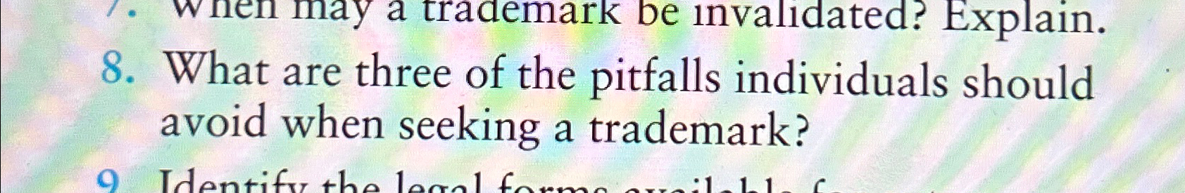 Solved What are three of the pitfalls individuals should | Chegg.com