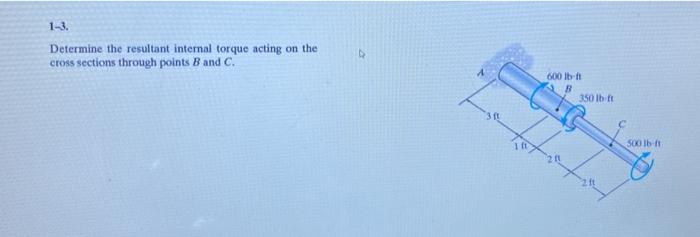 Solved Determine the resultant internal torque acting on the | Chegg.com