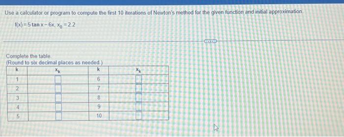 Solved Use a calculator or program to compute the first 10 | Chegg.com