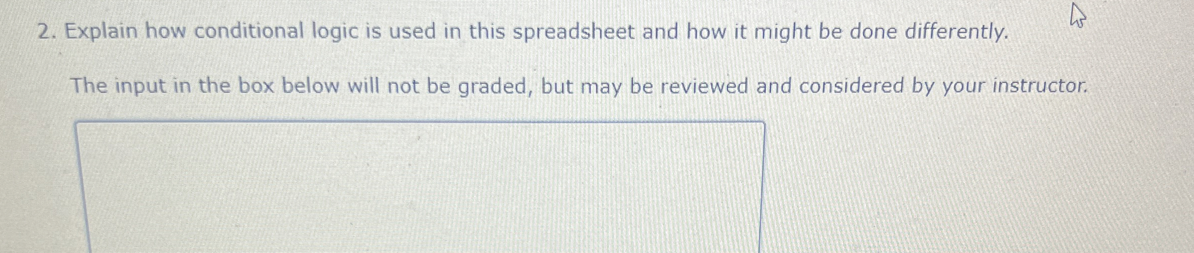 Solved Explain how conditional logic is used in this | Chegg.com