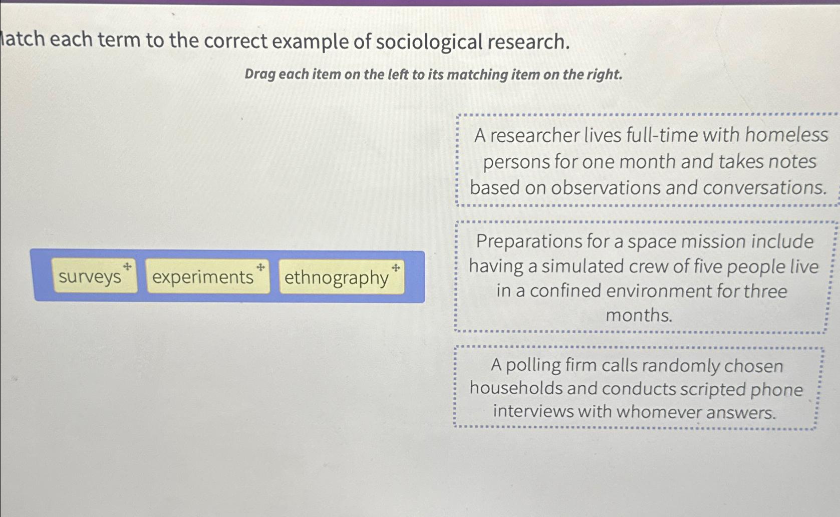 Solved latch each term to the correct example of | Chegg.com