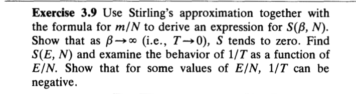 Solved Exercise 3.9 ﻿Use Stirling's approximation together | Chegg.com