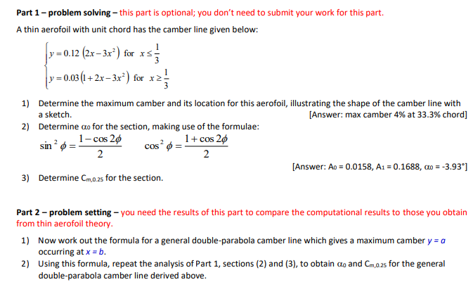 Solved Part 1 - problem solving - this part is optional; | Chegg.com Solved Part 1 - problem solving - this part is optional; | Chegg.com